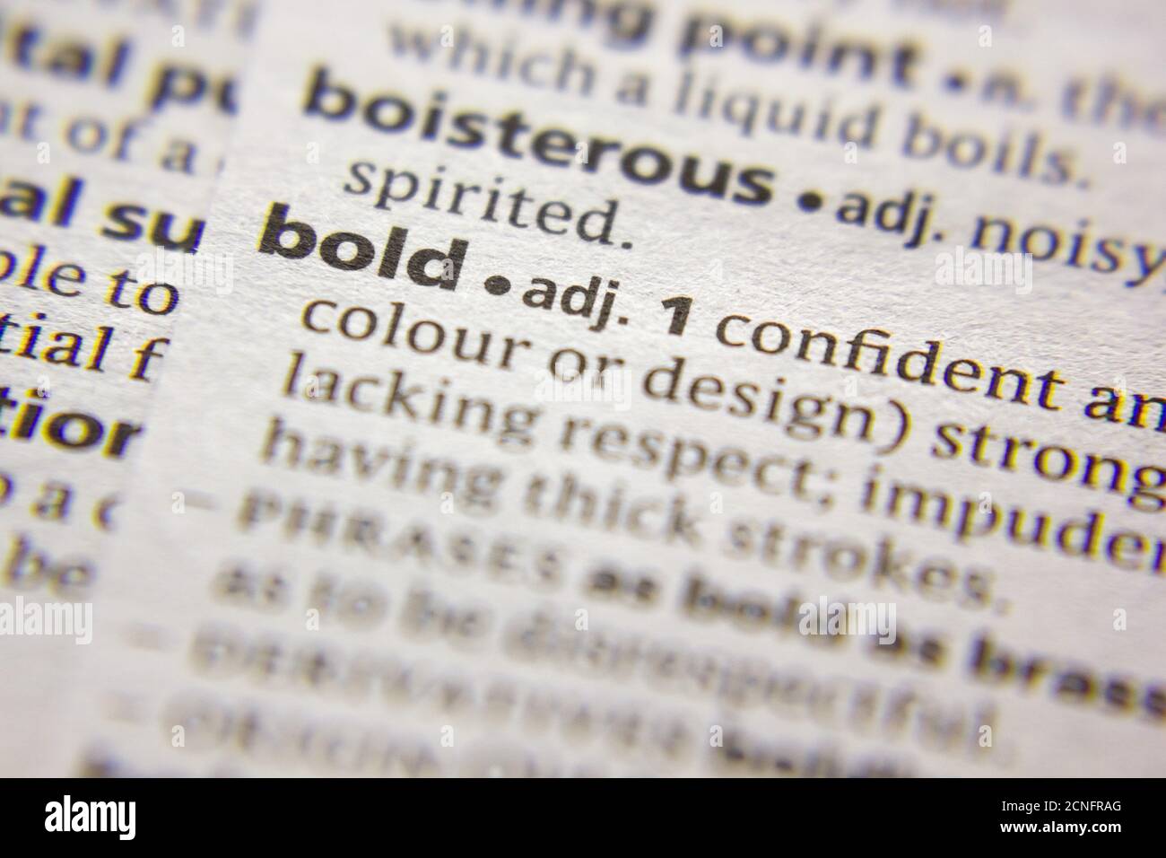 Word phrase bold in hi-res stock photography and images - Alamy