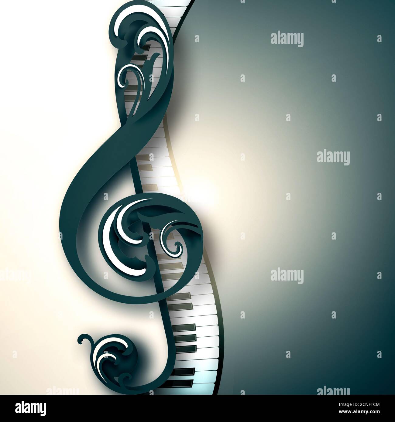 treble clef background Stock Photo - Alamy
