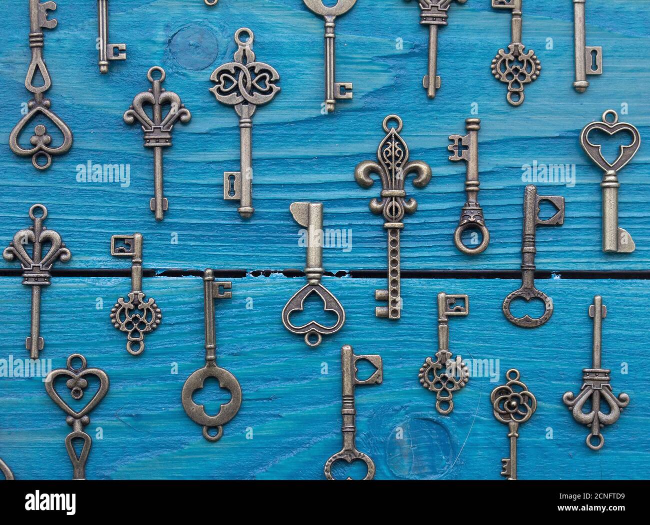 Different vintage keys Stock Photo - Alamy