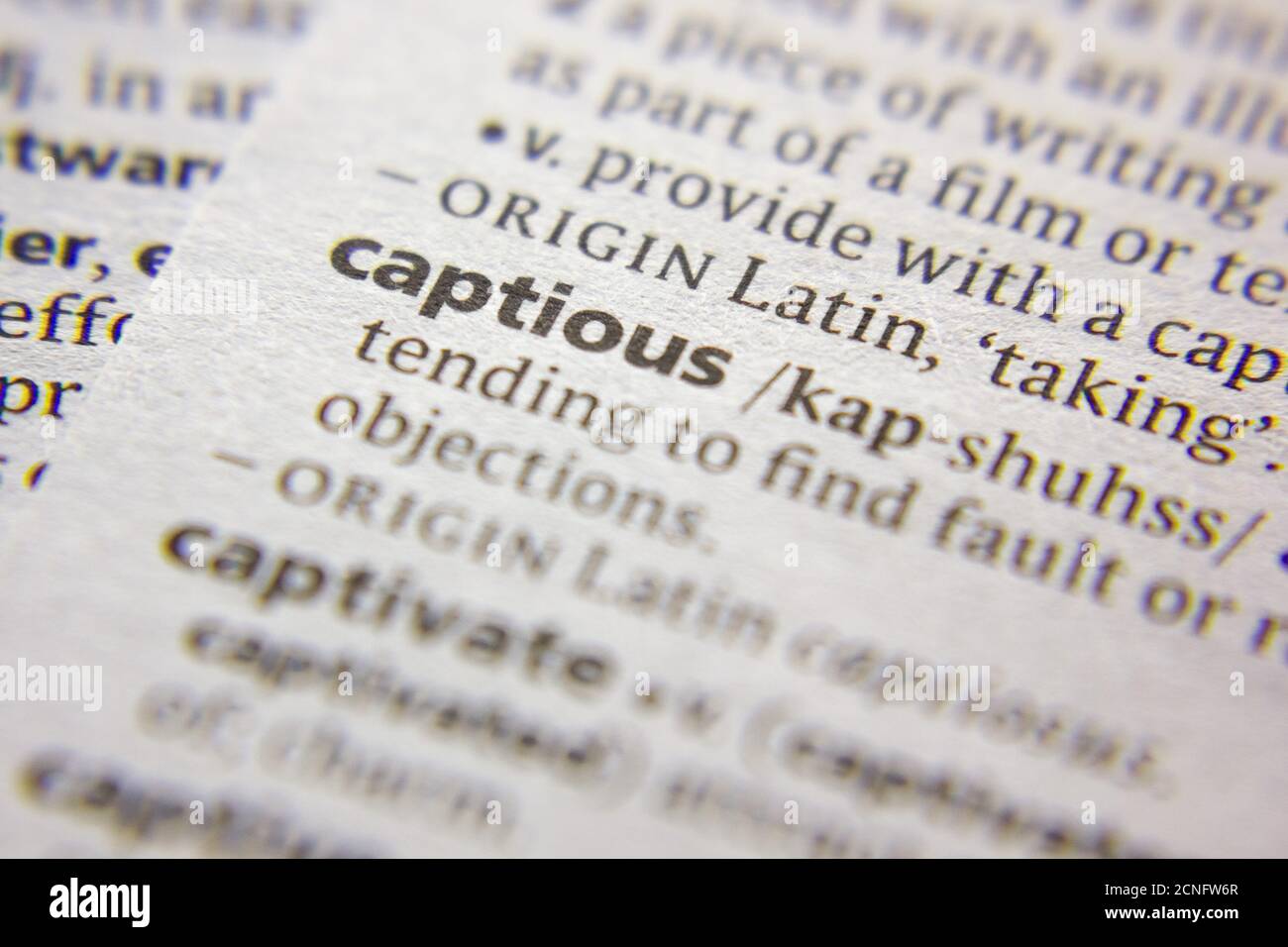 Captious hi-res stock photography and images - Alamy