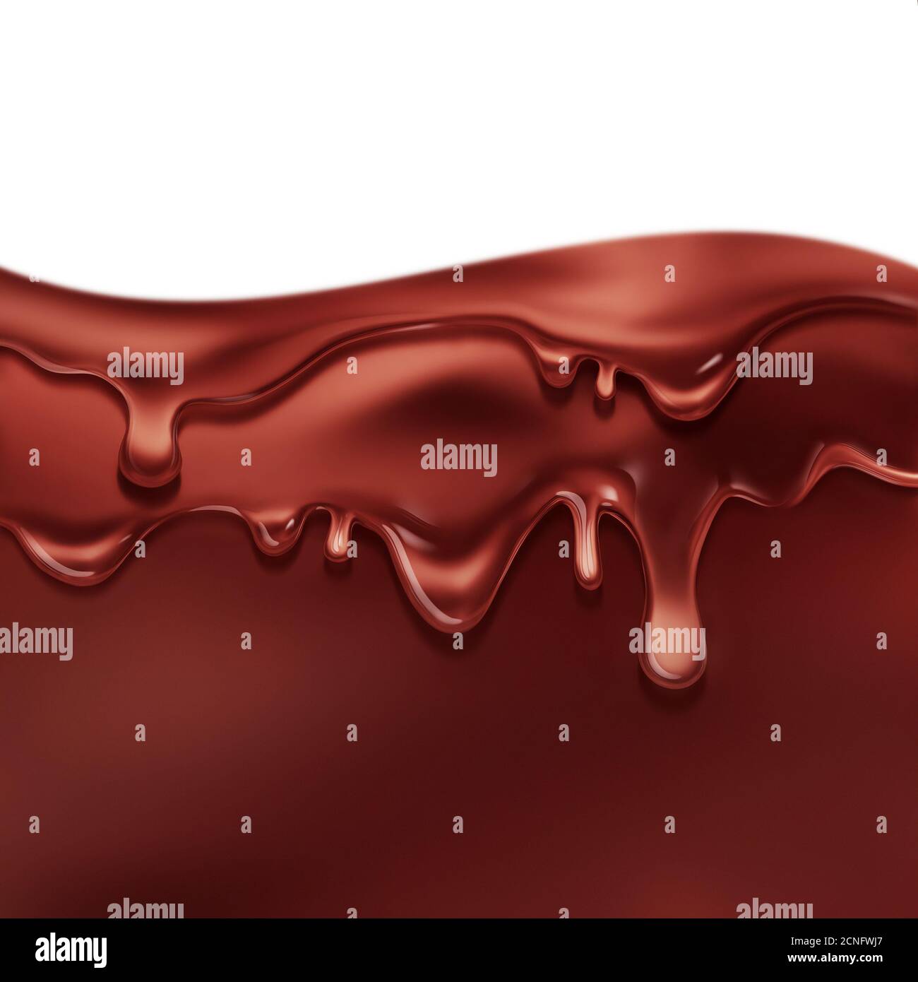 flowing liquid chocolate Stock Photo - Alamy