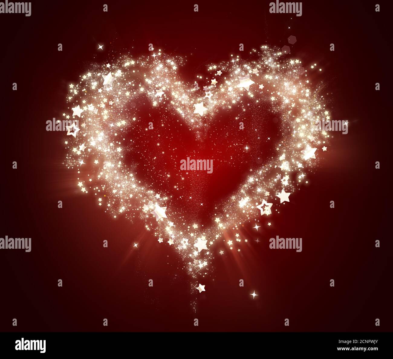 Shining heart hi-res stock photography and images - Alamy
