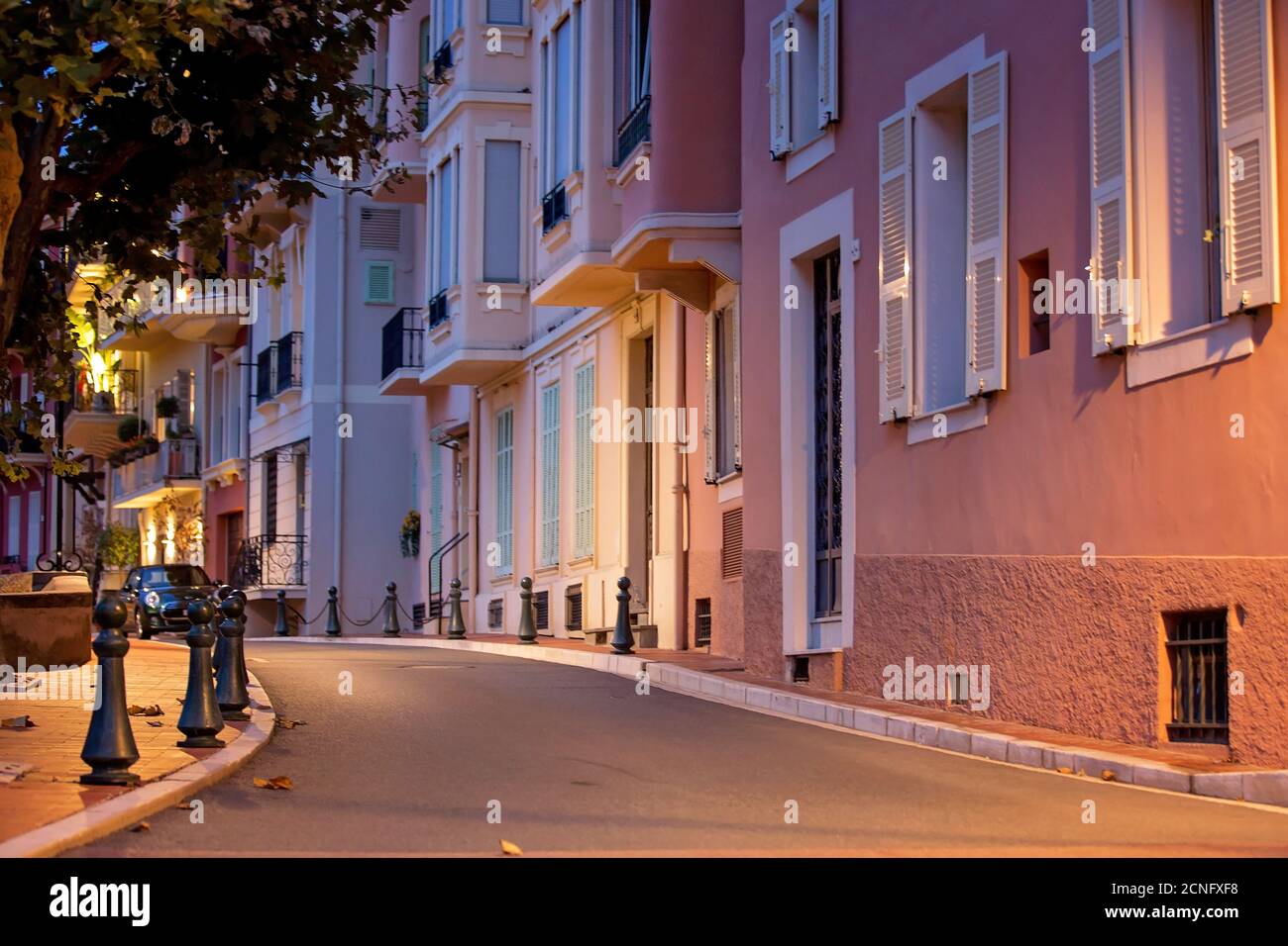 Street in monaco village hi-res stock photography and images - Alamy