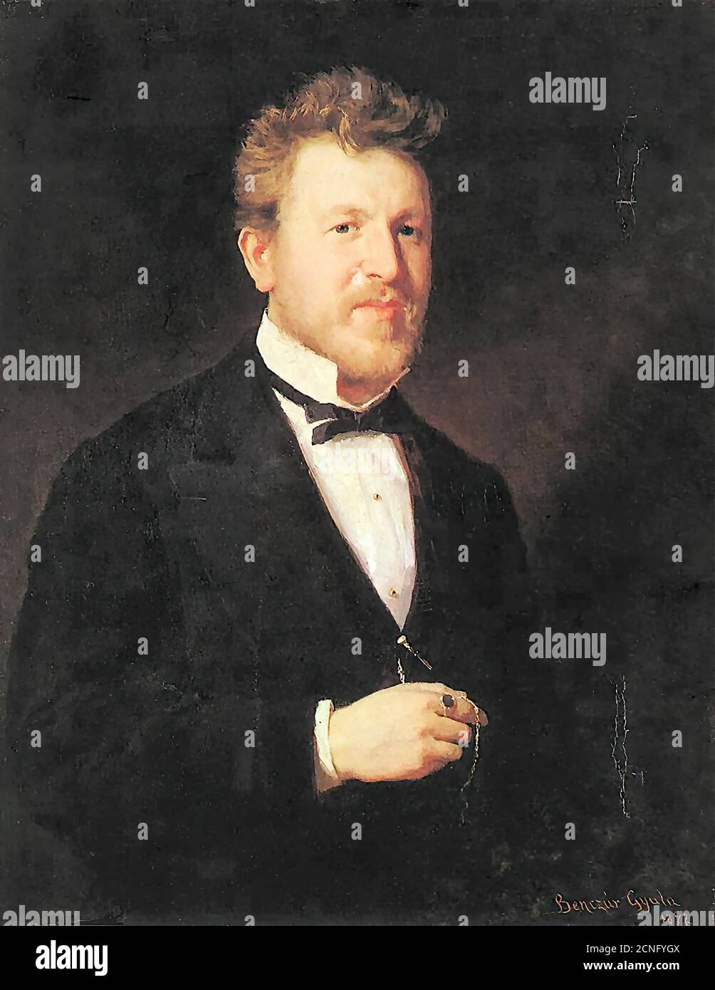 Benczúr Gyula - Portrait of Odön Eder - Hungarian School - 19th Century ...