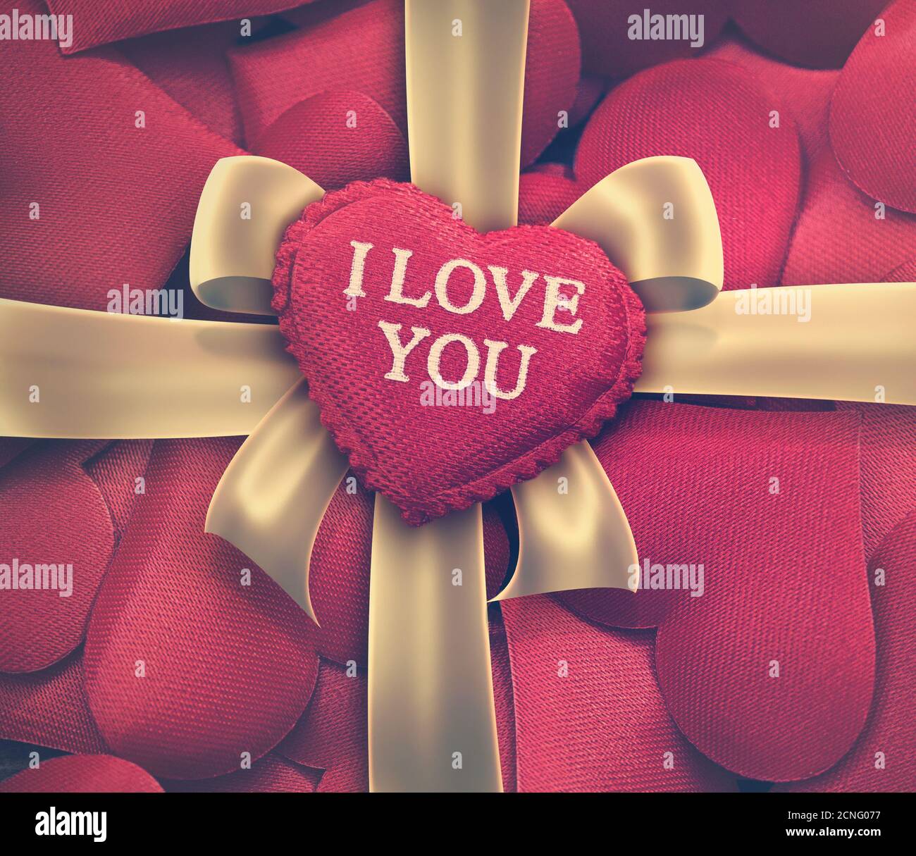 romantic background with hearts Stock Photo - Alamy