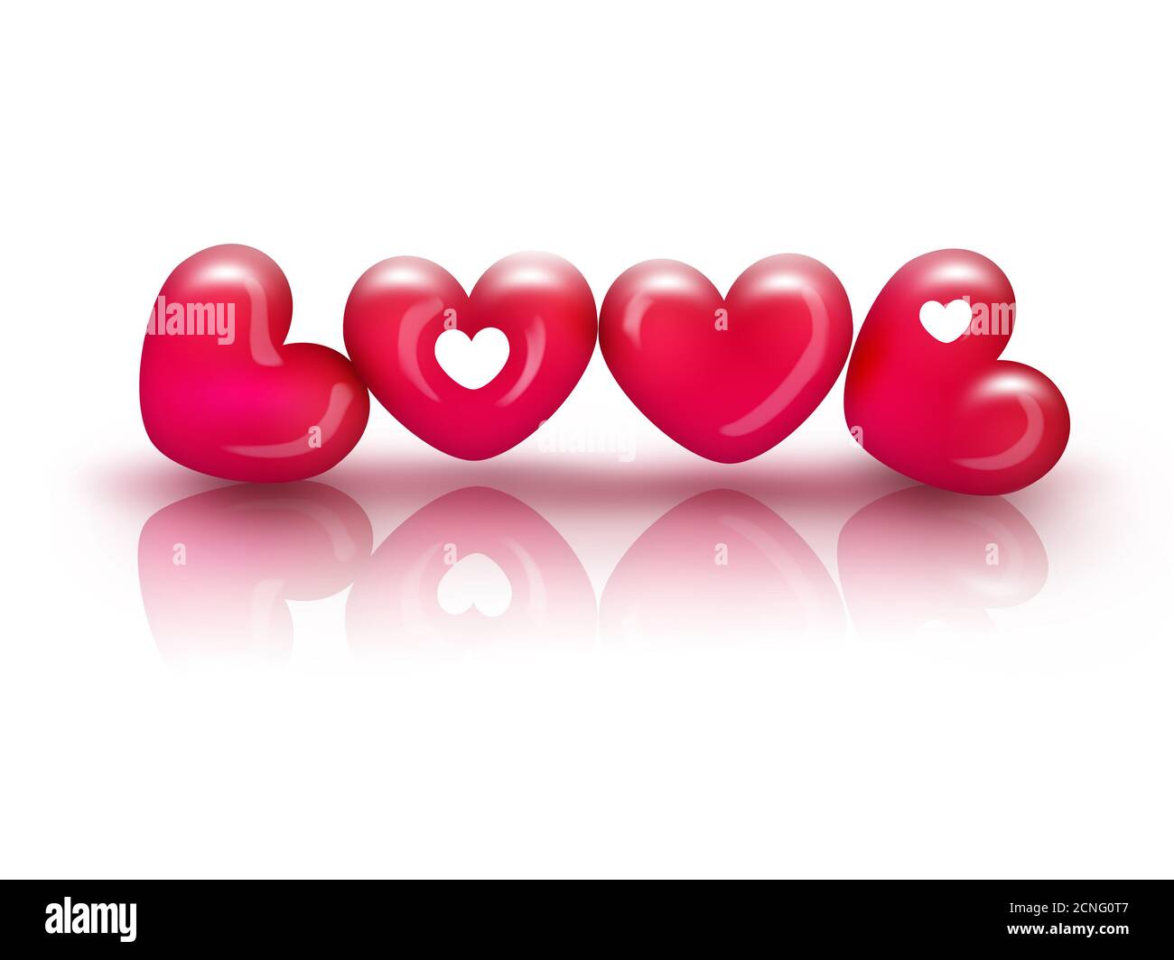 Word love Cut Out Stock Images & Pictures - Alamy
