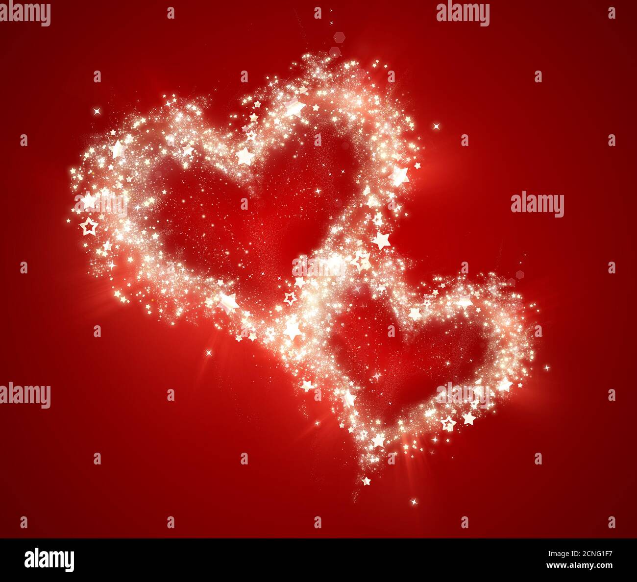 Gold glitter hearts hi-res stock photography and images - Alamy