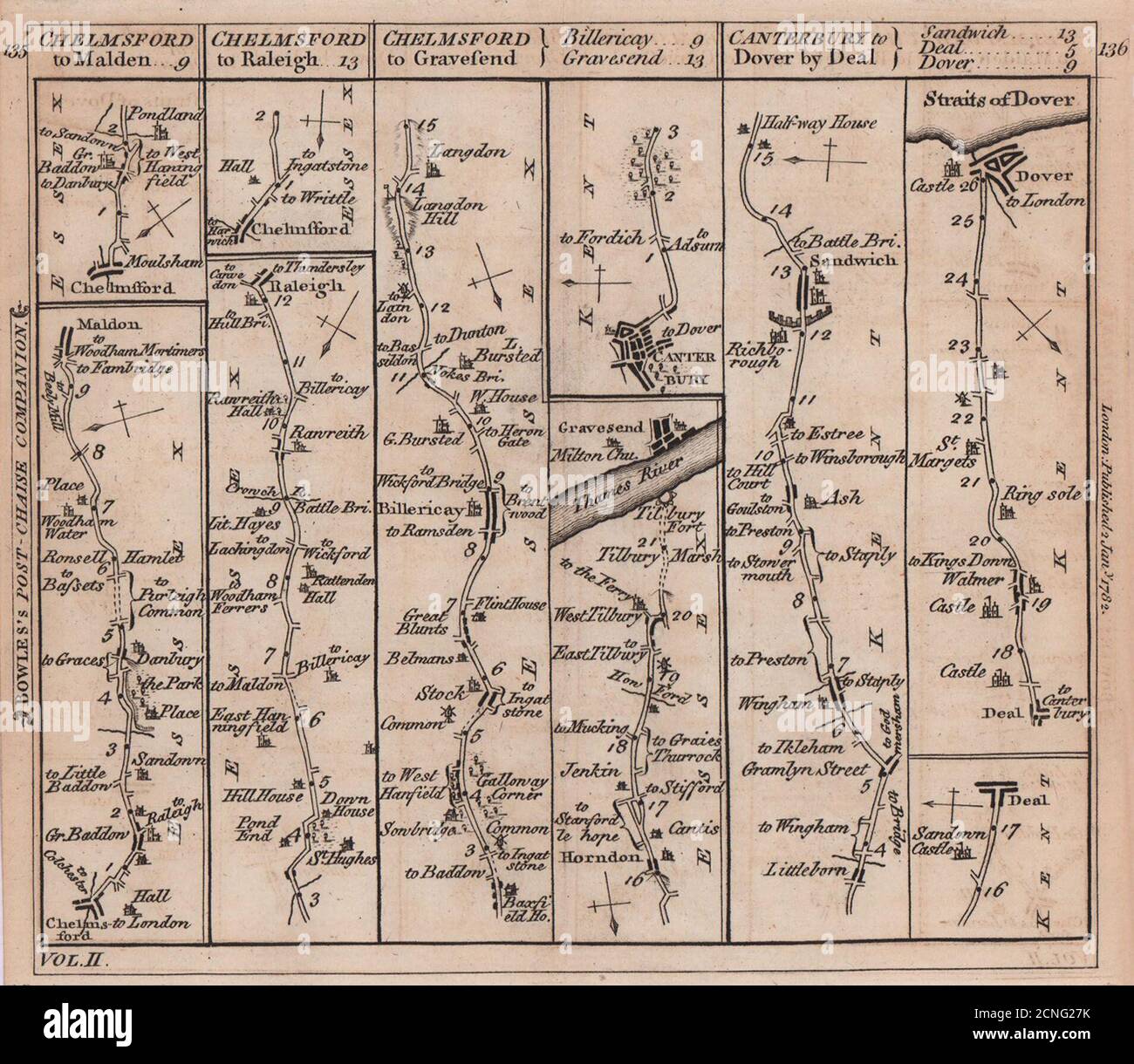 Map of gravesend hi-res stock photography and images - Alamy