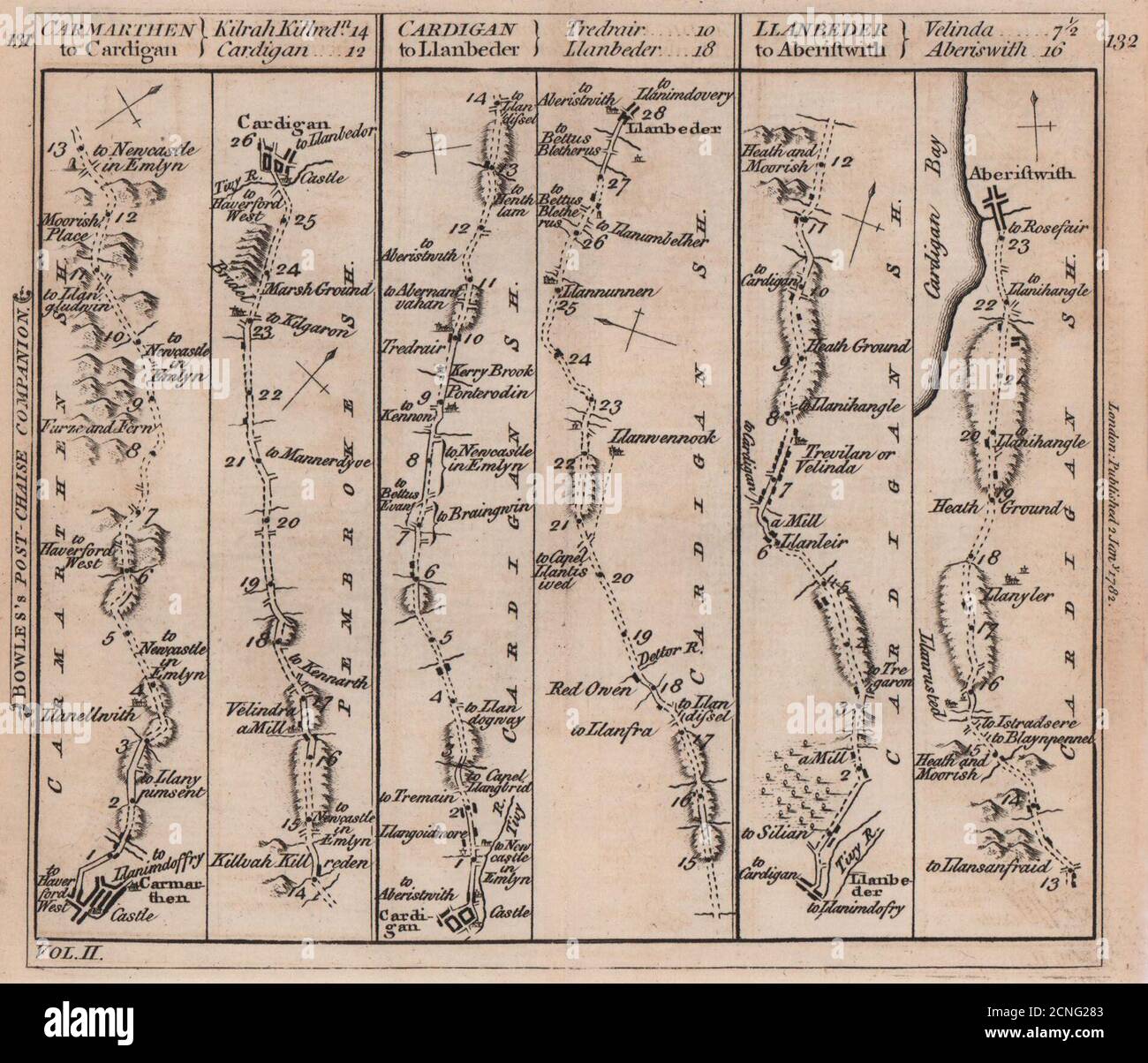 Aberystwyth Map High Resolution Stock Photography and Images - Alamy