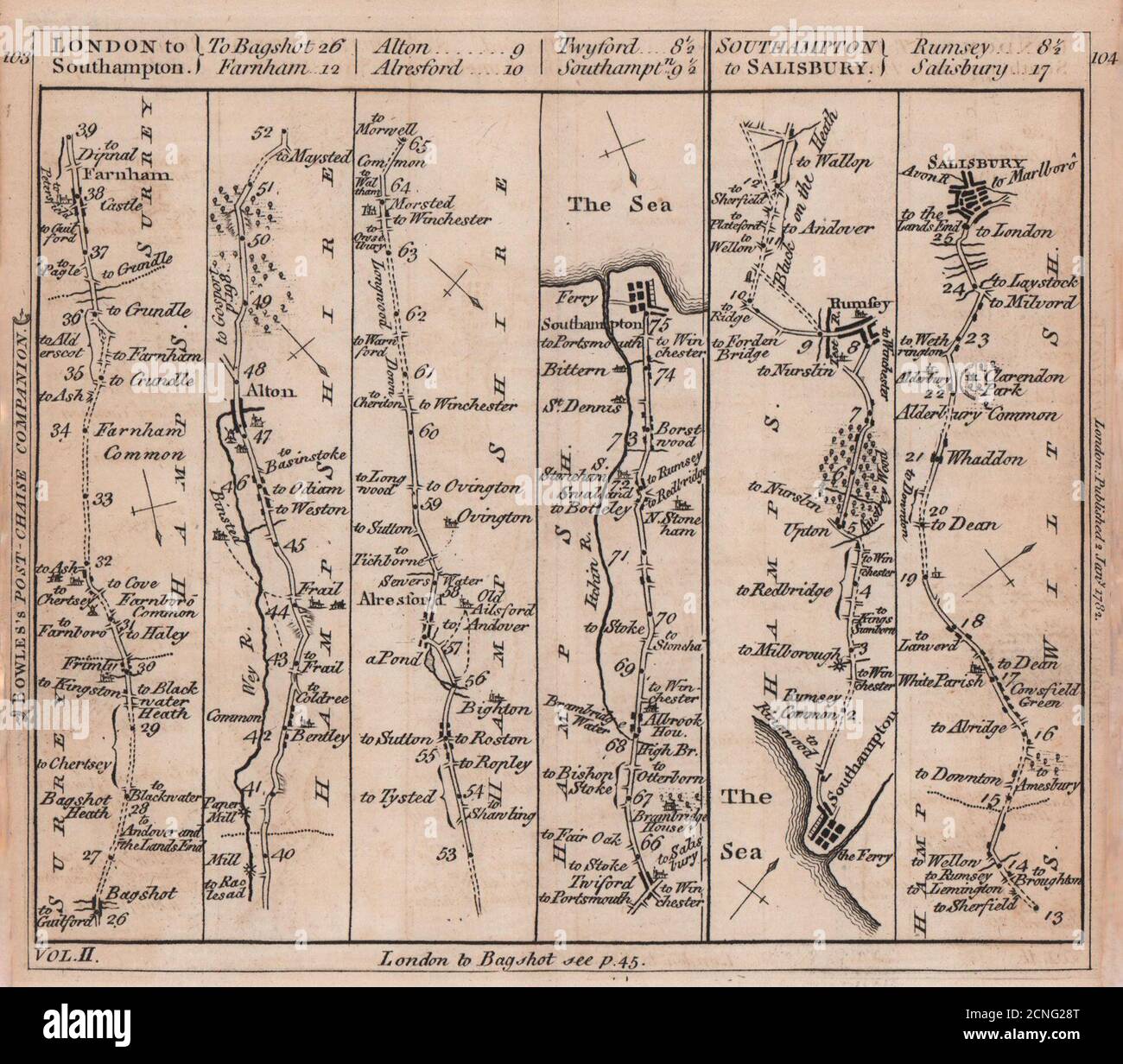 Map of twyford hi-res stock photography and images - Alamy