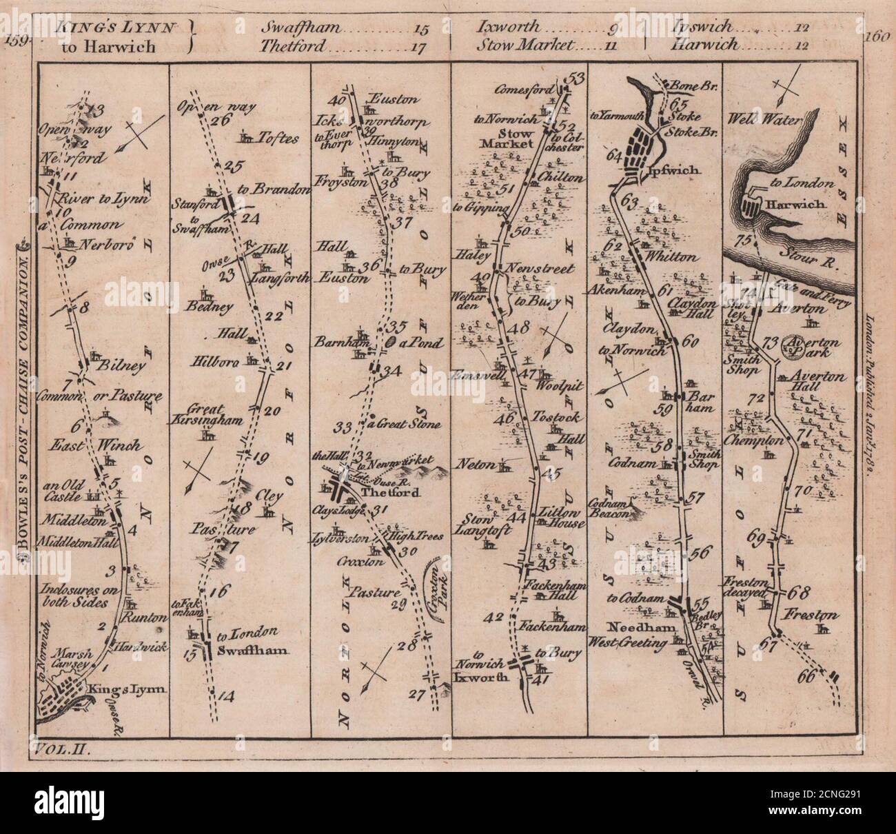 Swaffham map hi-res stock photography and images - Alamy