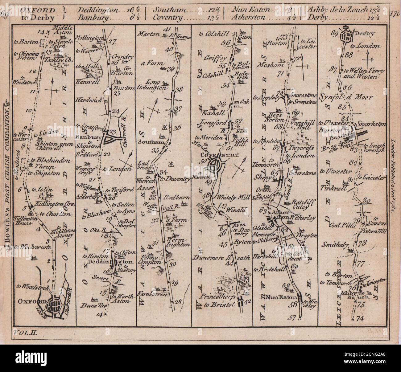Nuneaton map hi-res stock photography and images - Alamy