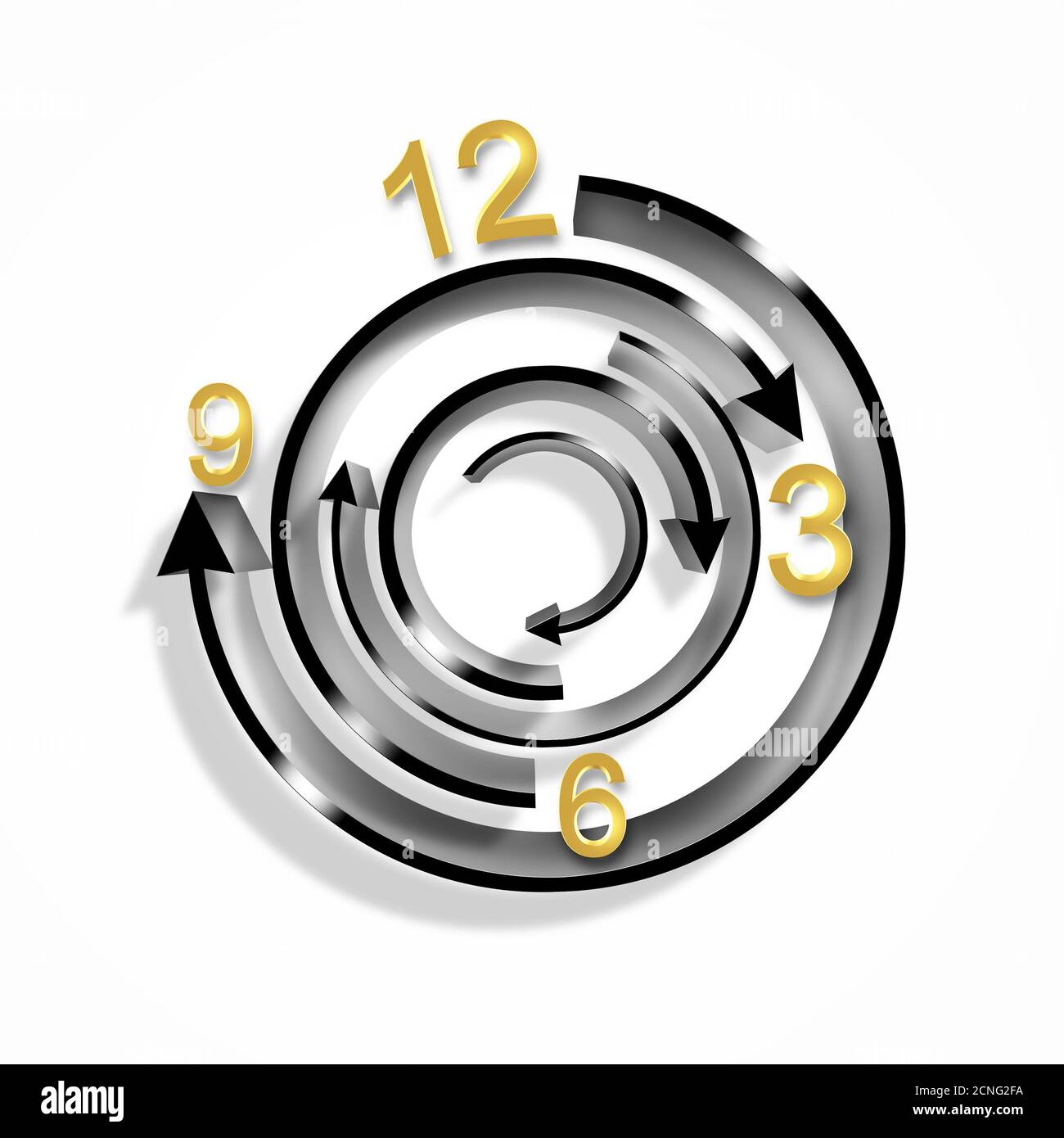 Abstract clock hi-res stock photography and images - Alamy