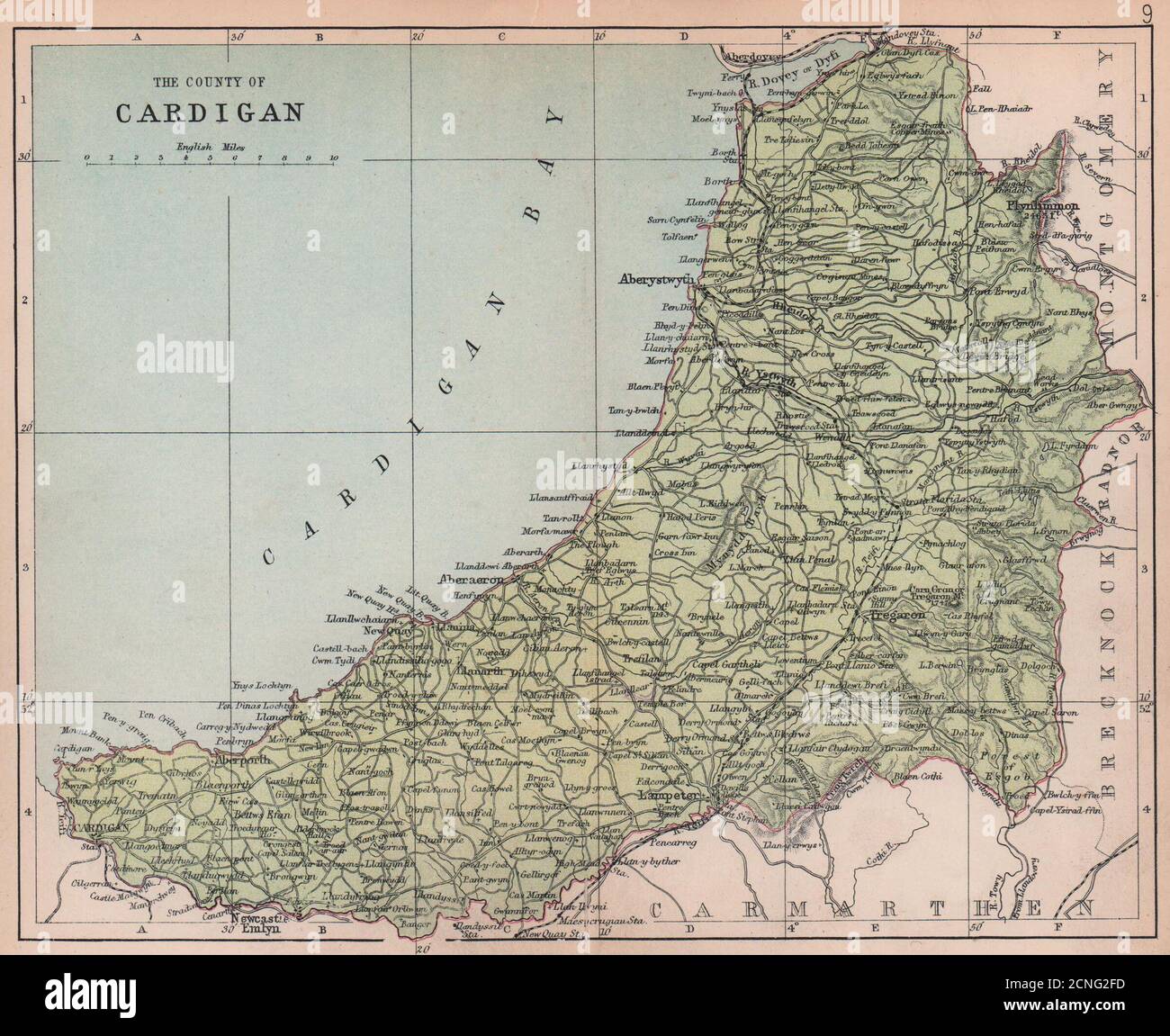 Aberystwyth map hi-res stock photography and images - Alamy