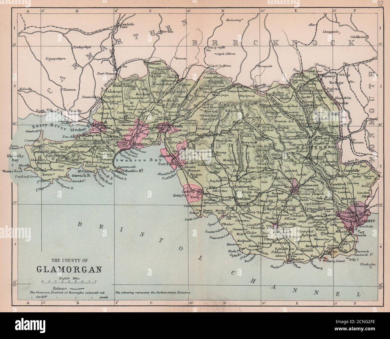 Map of port talbot hi-res stock photography and images - Alamy
