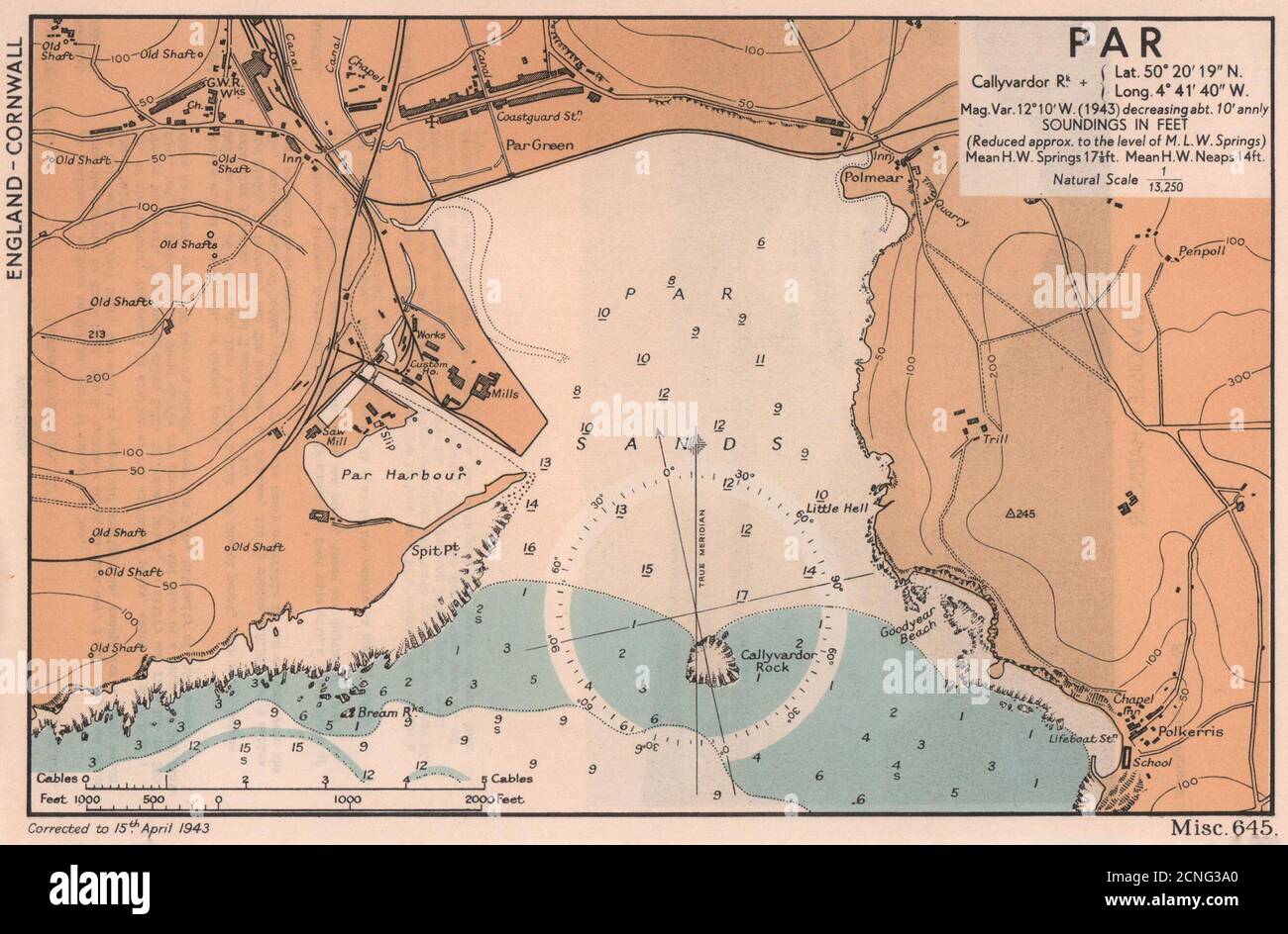 Map of english harbour hi-res stock photography and images - Alamy