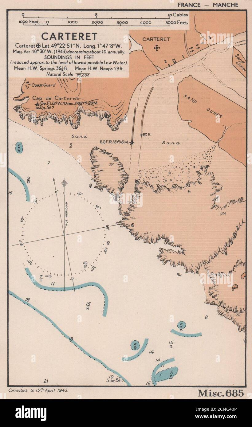 English channel map d day hi-res stock photography and images - Alamy