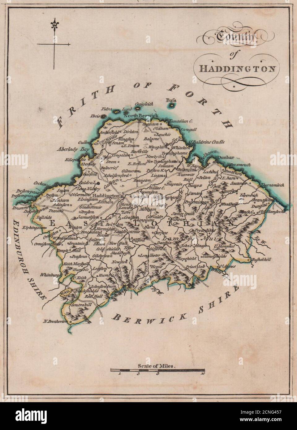 County of Haddington. Haddingtonshire / East Lothian. SAYER / ARMSTRONG ...
