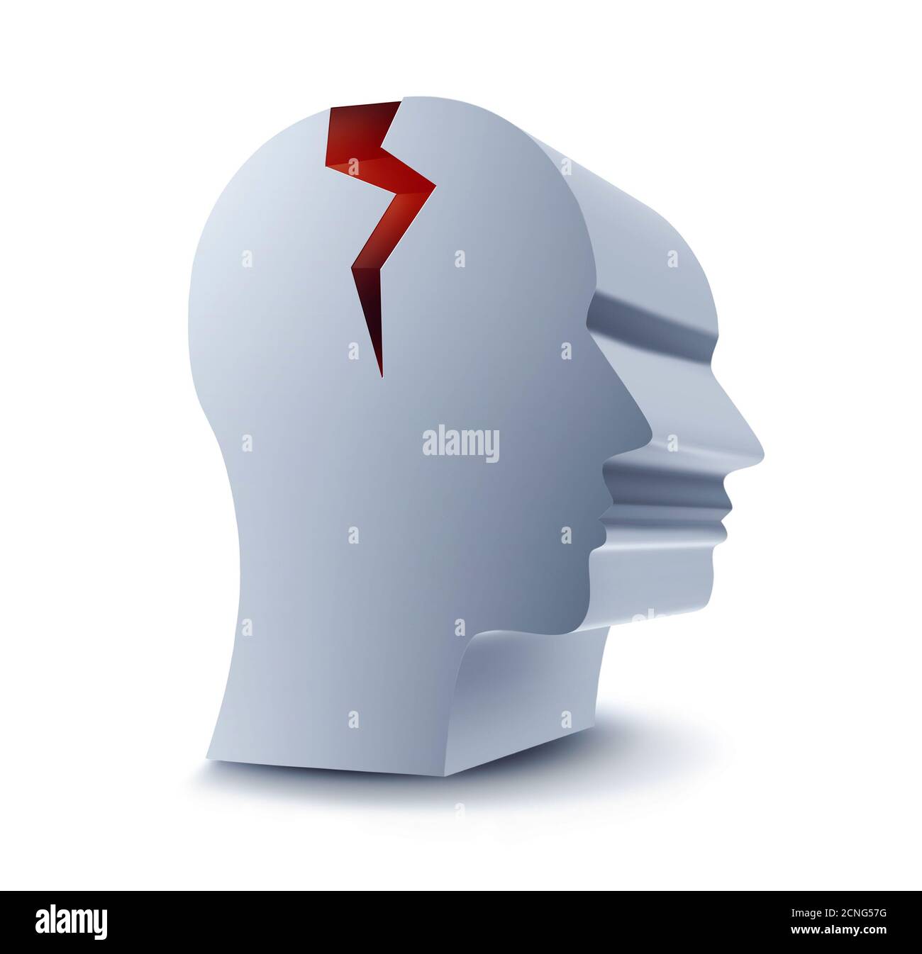 Cracked head hi-res stock photography and images - Alamy