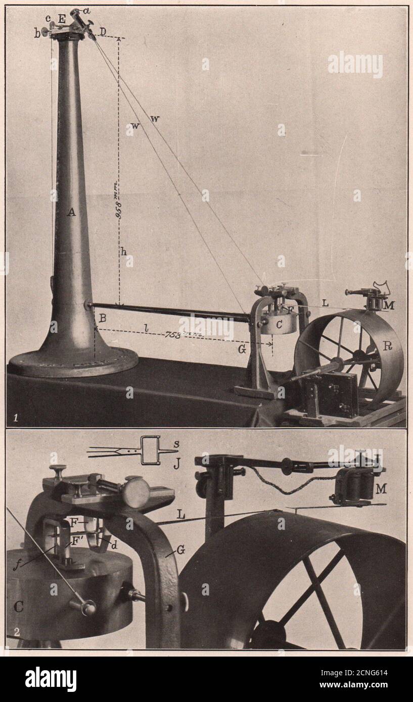 Horizontal Pendulum Seismograph with Mechanical Registration. Science ...