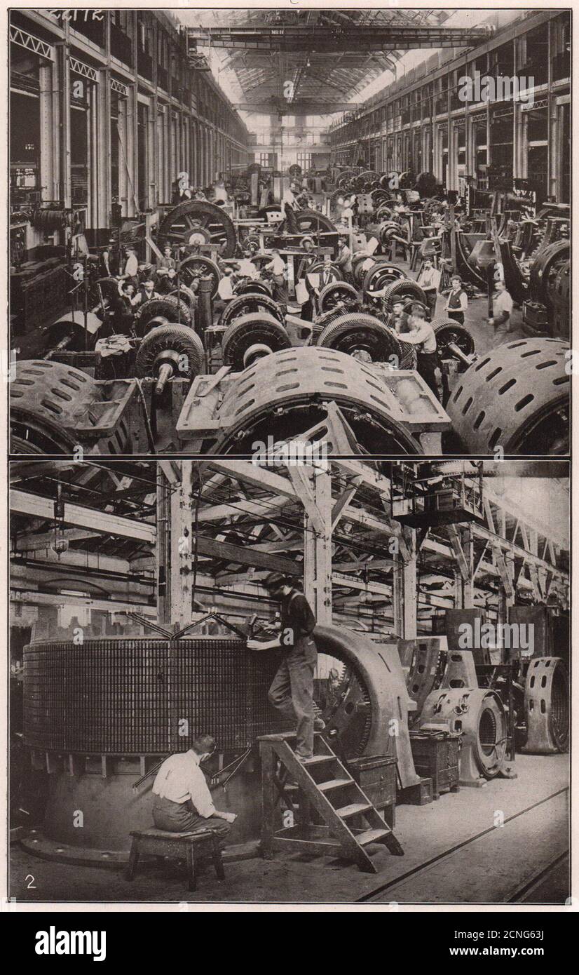 Westinghouse Works, Pittsburgh. General Electric Works, Schenectady NY ...