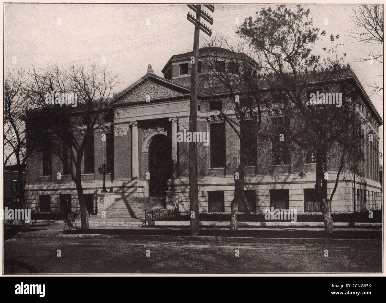 City Library Building, Lincoln, Nebraska. Nebraska 1903 old antique ...
