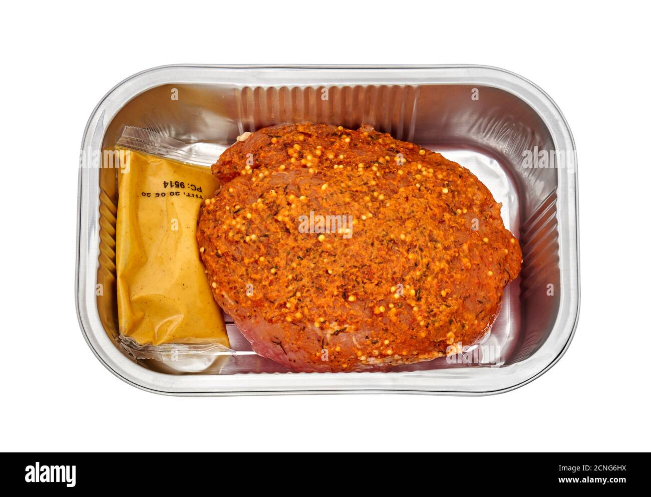 Oven ready meat in a studio setting, isolated on white Stock Photo - Alamy