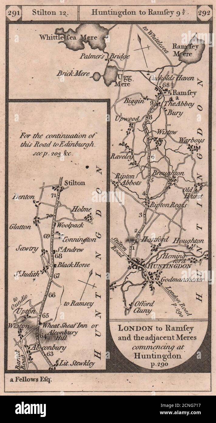 Map of ramsey hi-res stock photography and images - Alamy