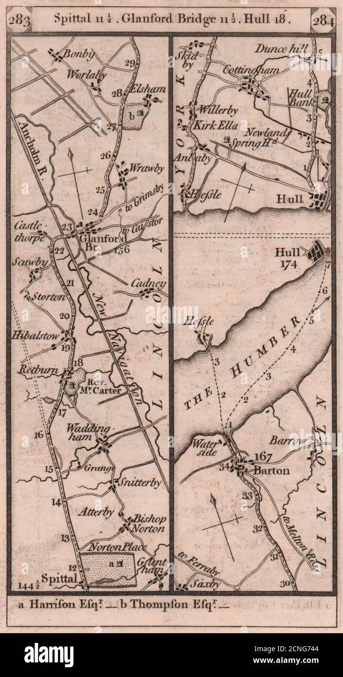 Map of london bridge 19th century hi-res stock photography and images ...