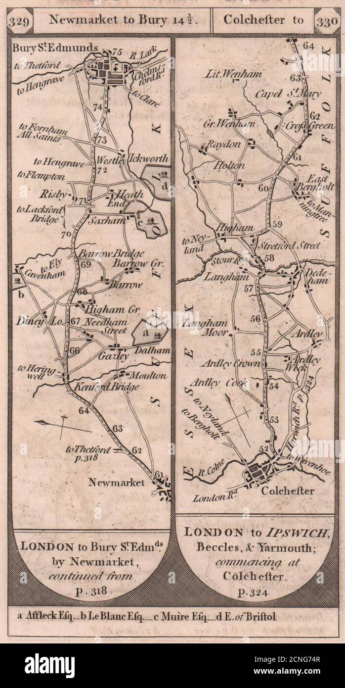 Newmarket map hi-res stock photography and images - Alamy