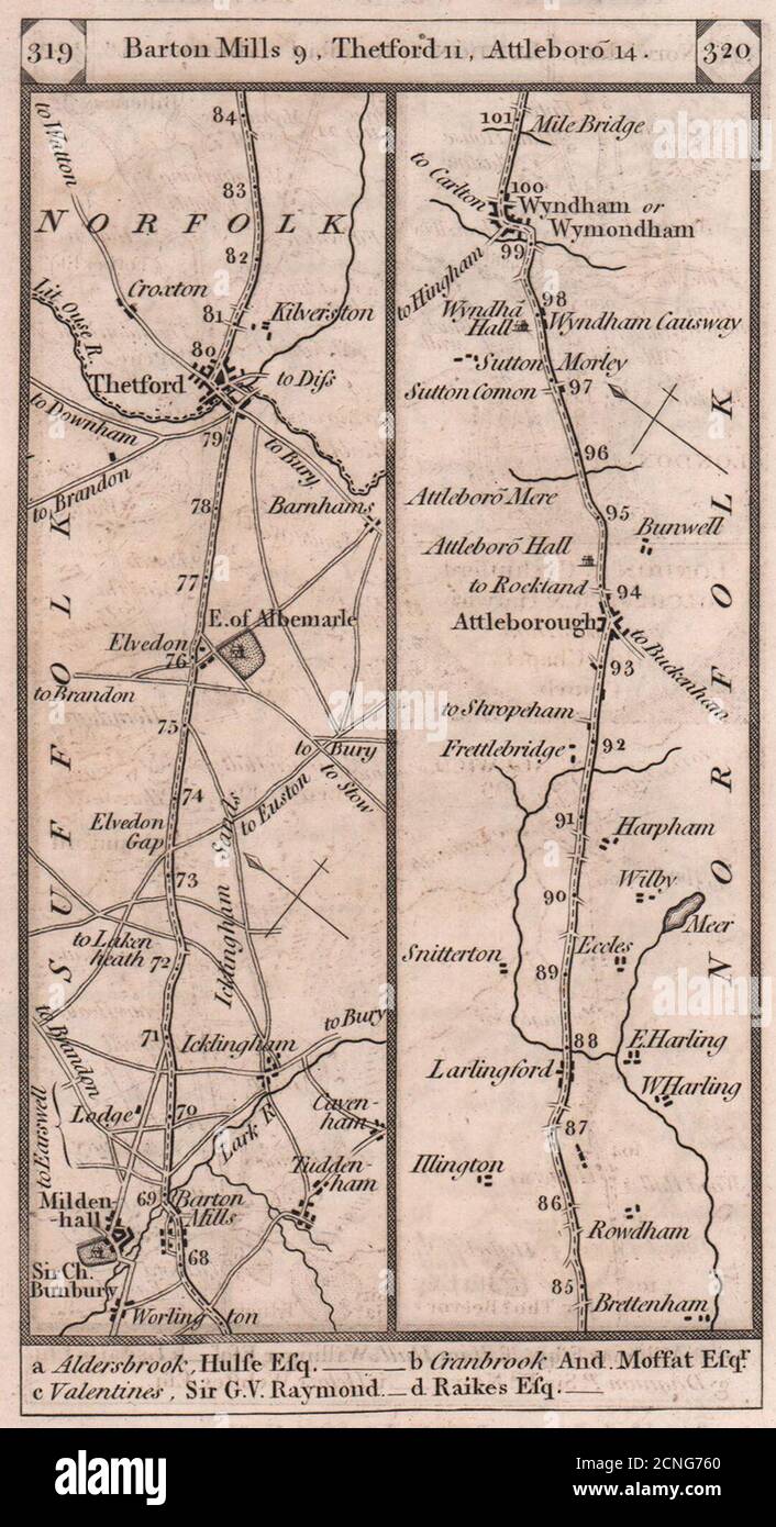 Thetford map hi-res stock photography and images - Alamy