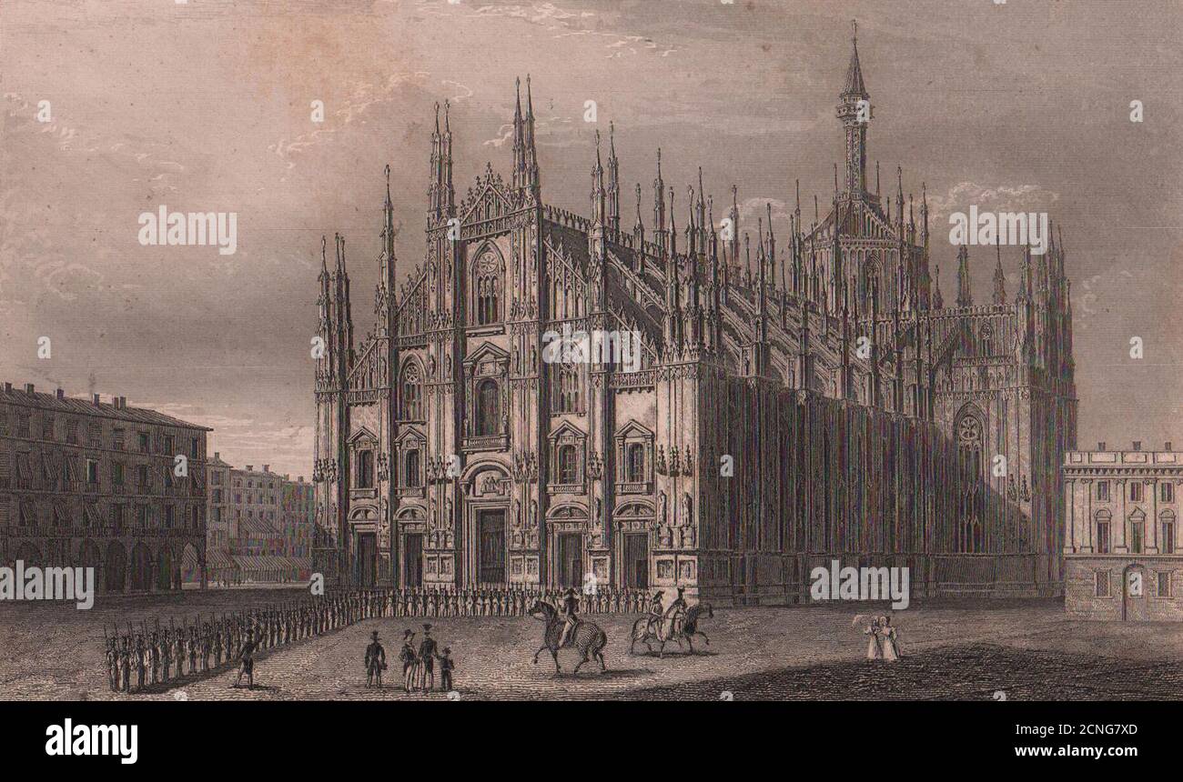 The Polish Legion in Milan, 1797; Polacy w Mediolanie. Poland 1839 old ...