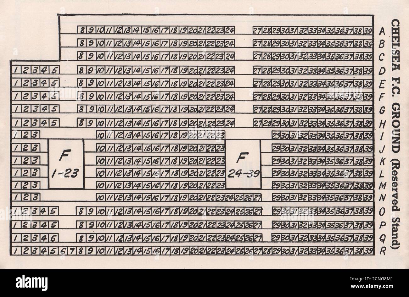 Stadium seating stamford bridge hi-res stock photography and images - Alamy