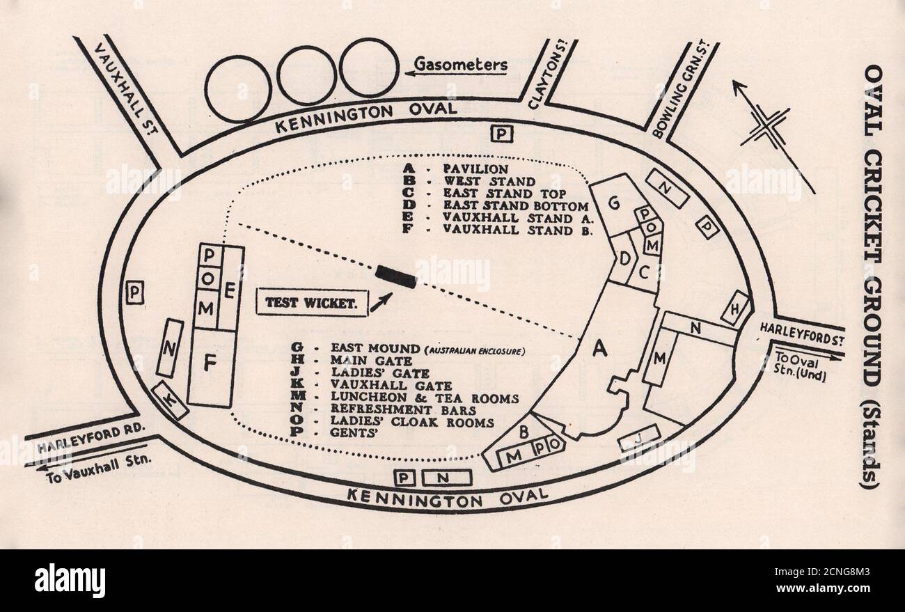 Cricket Ground Diagram