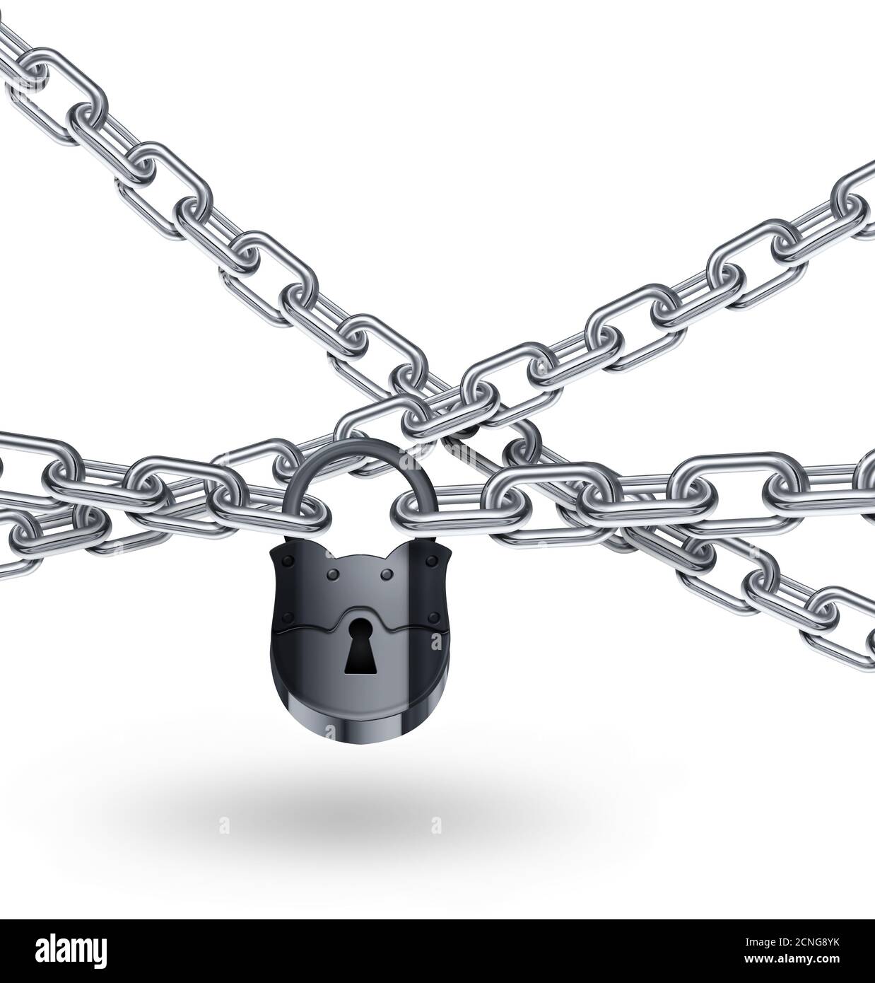 Chain with padlock hi-res stock photography and images - Alamy