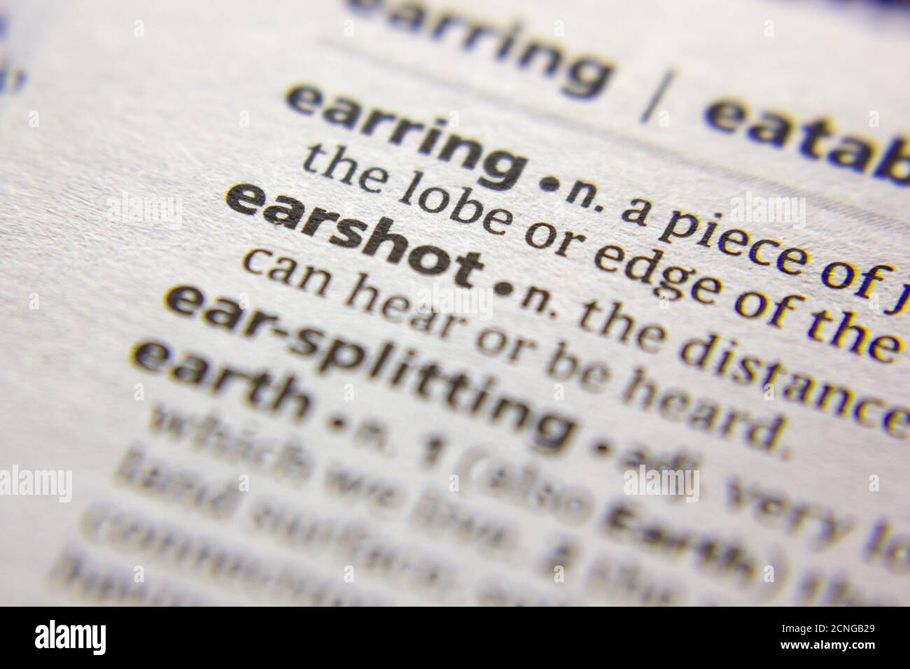Earshot hi-res stock photography and images - Alamy