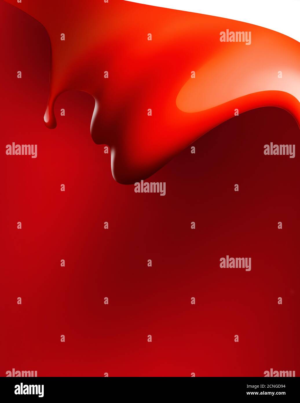 red paint wave Stock Photo - Alamy