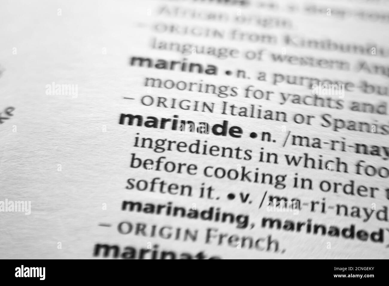 Marinade Black and White Stock Photos & Images - Alamy