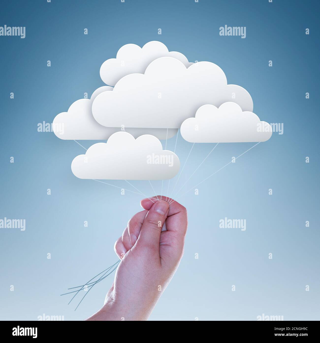 Clouds computer hi-res stock photography and images - Alamy