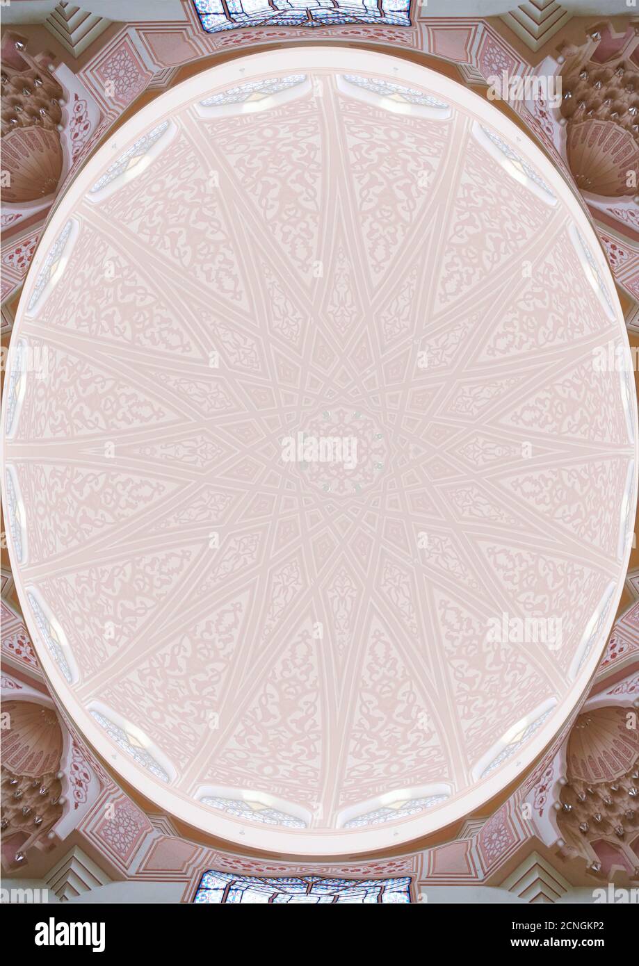 Domed Interior Border Design Stock Photo - Alamy