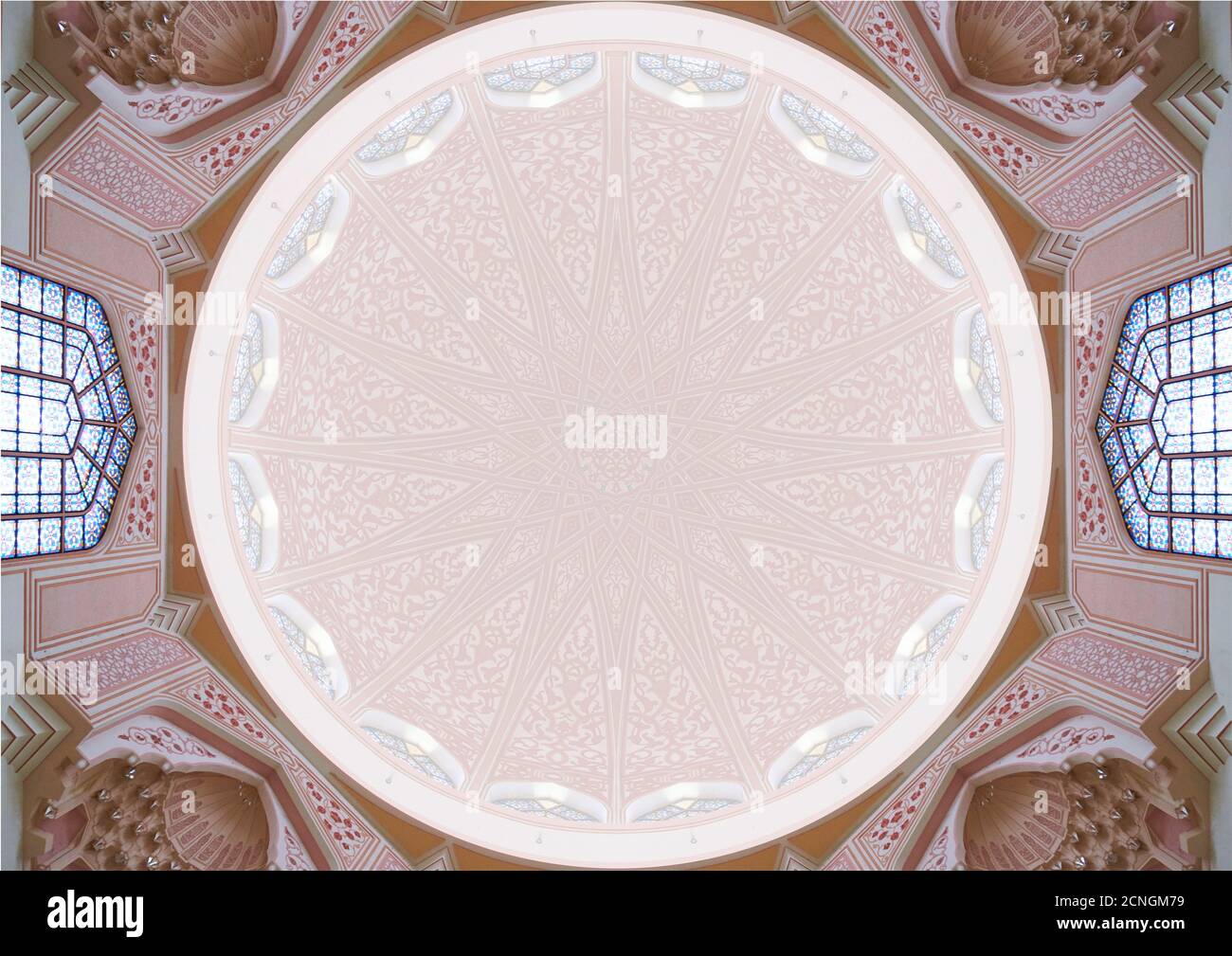 Domed Interior Border Design Stock Photo - Alamy
