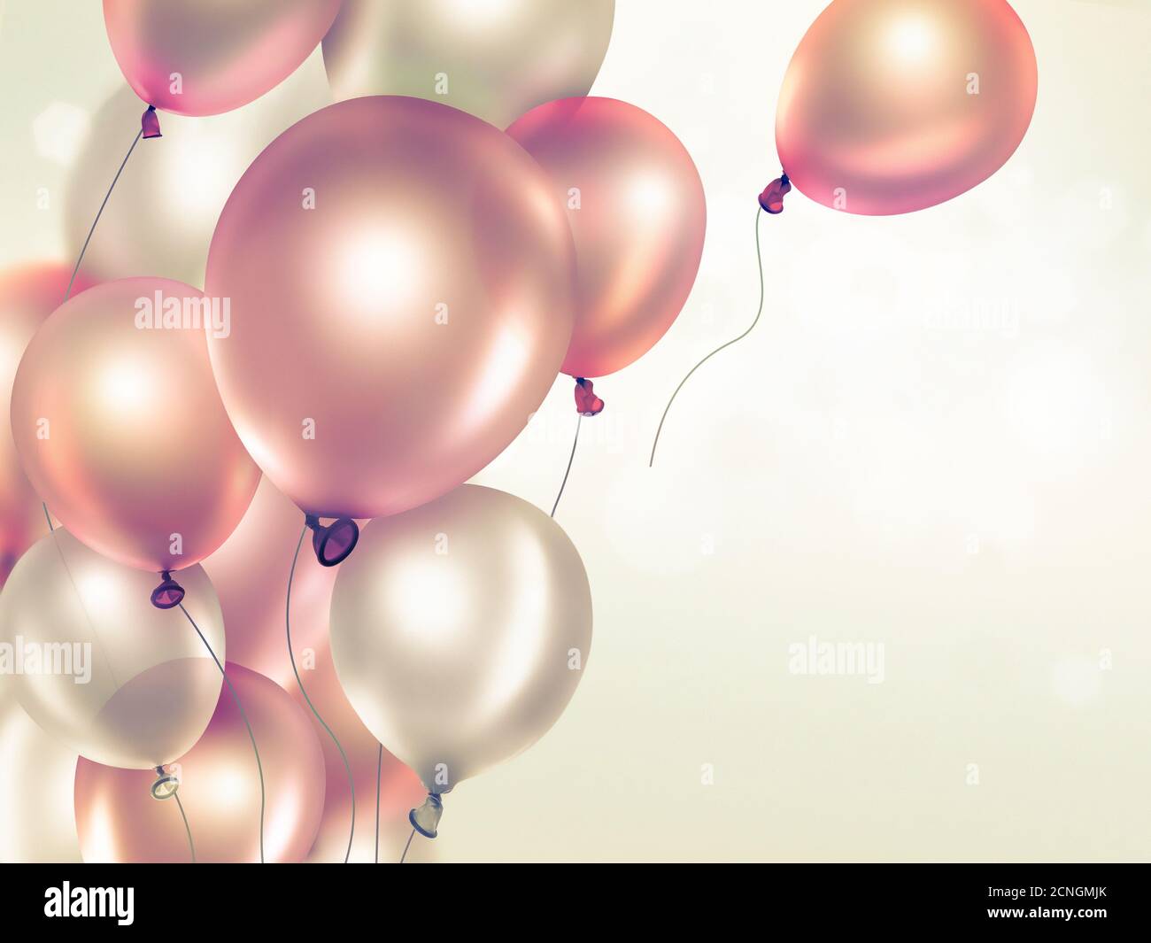 Festive background with balloons Stock Photo - Alamy