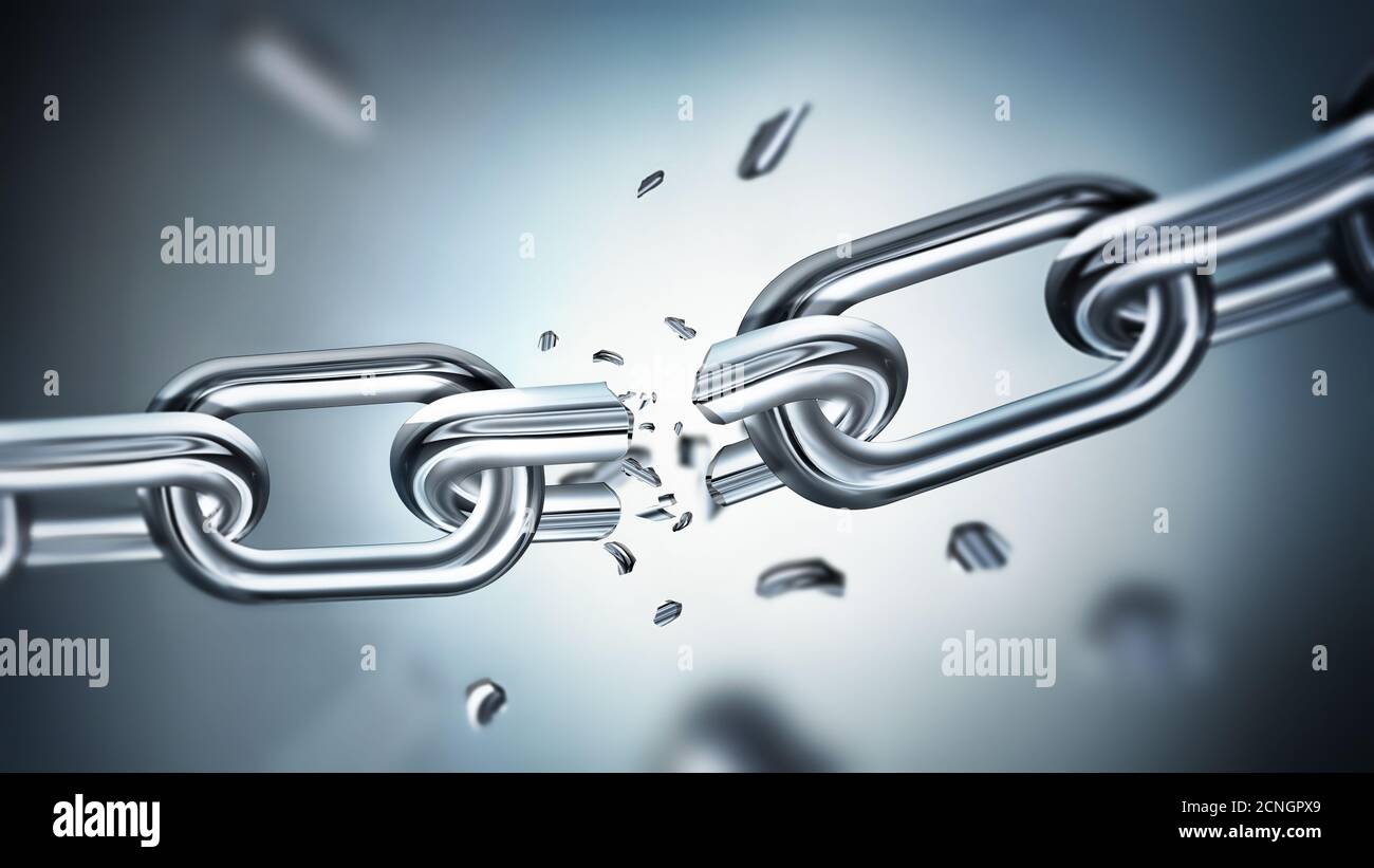 Chains and breaking hi-res stock photography and images - Alamy