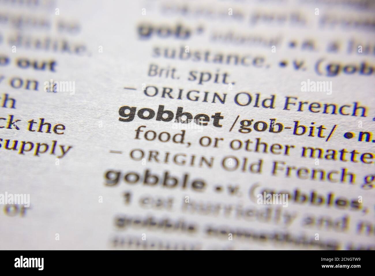 Gobbet hi-res stock photography and images - Alamy
