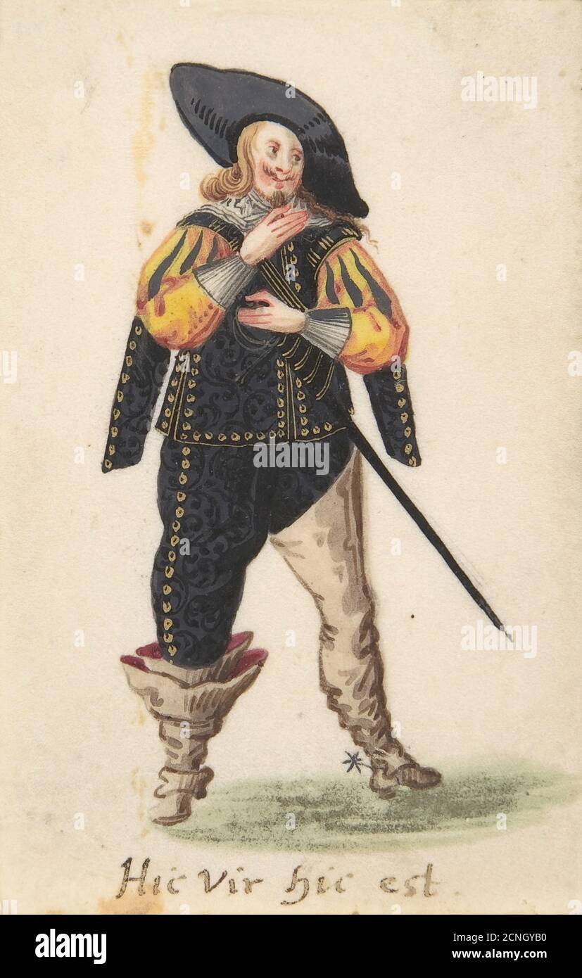 A Standing Cavalier, late 16th-early 17th century Stock Photo - Alamy