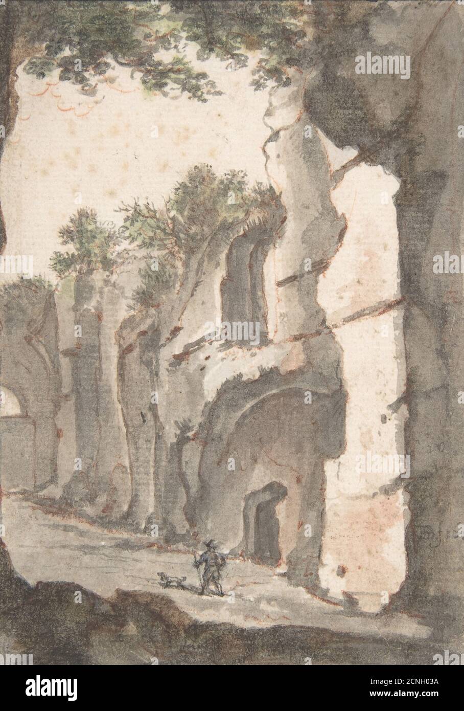 Roman View, early 17th century Stock Photo - Alamy