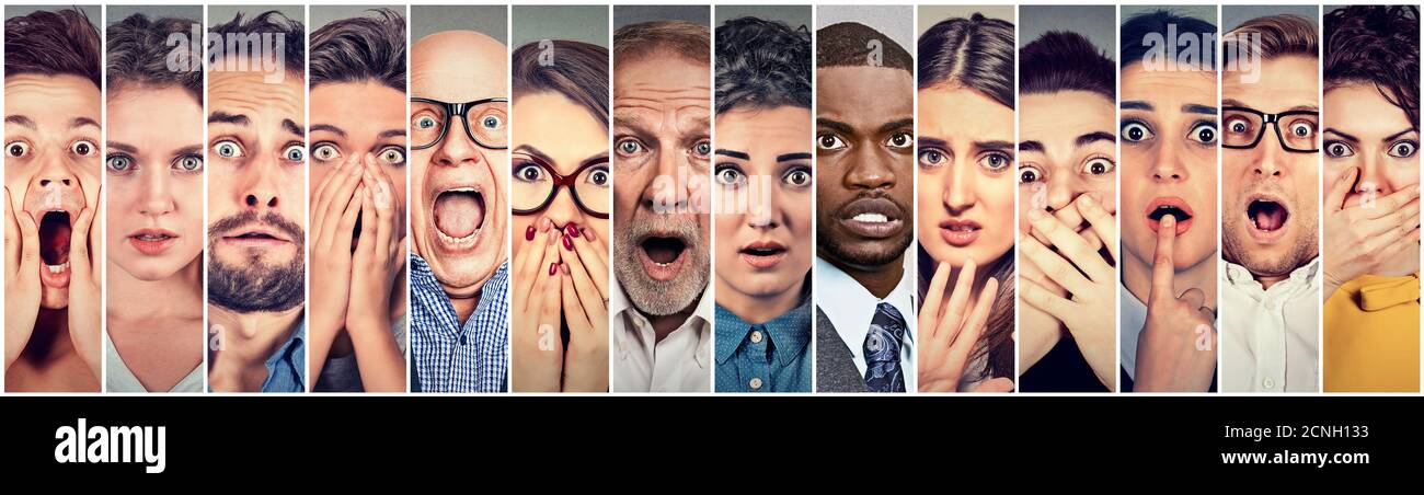Horrified people hi-res stock photography and images - Alamy