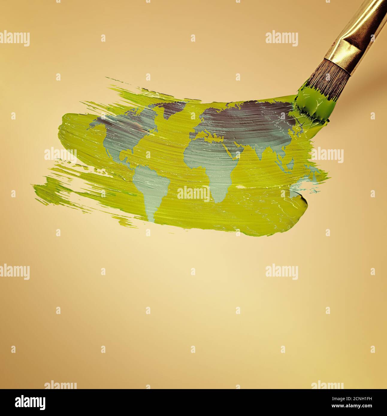 Draw the world Stock Photo - Alamy