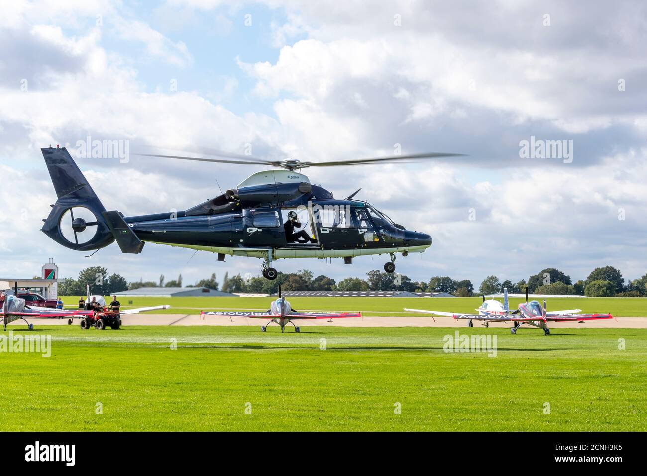Private Helicopter Reg: M-LEOG Agusta-Westland AW-109SP seen at Sywell ...