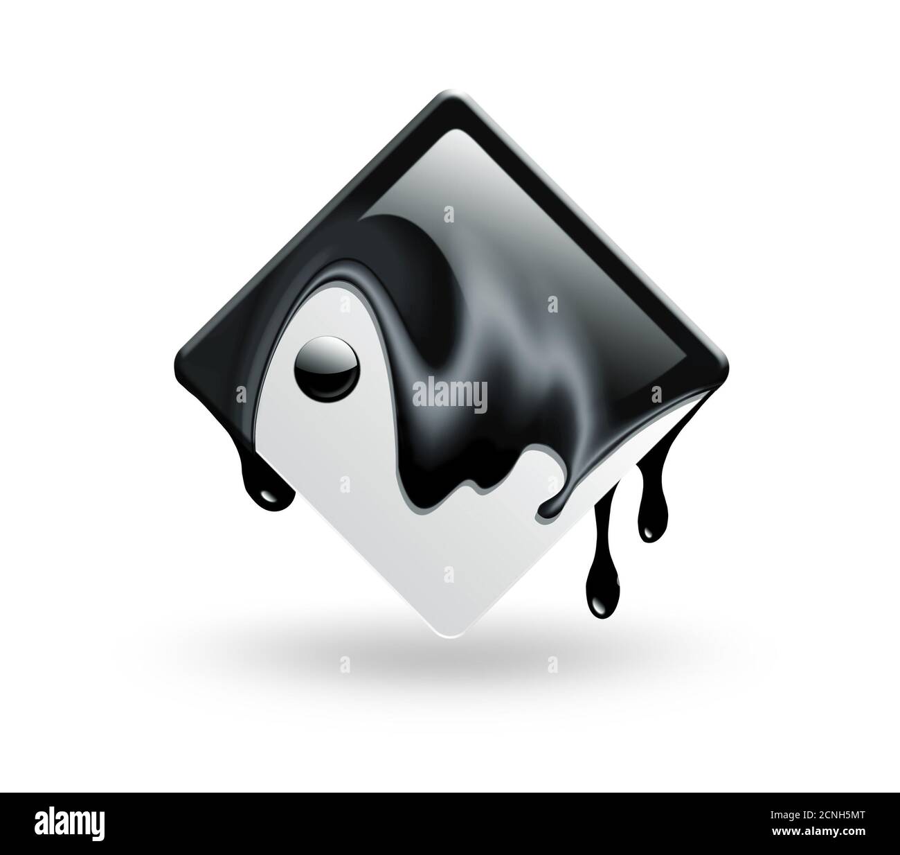 square yin yang Stock Photo - Alamy